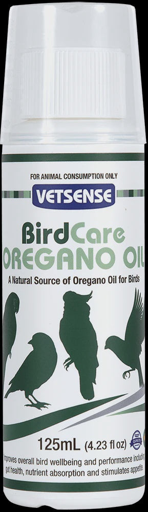 VETSENSE BIRDCARE OREGANO OIL 125ML – Narrogin Valley Stockfeed