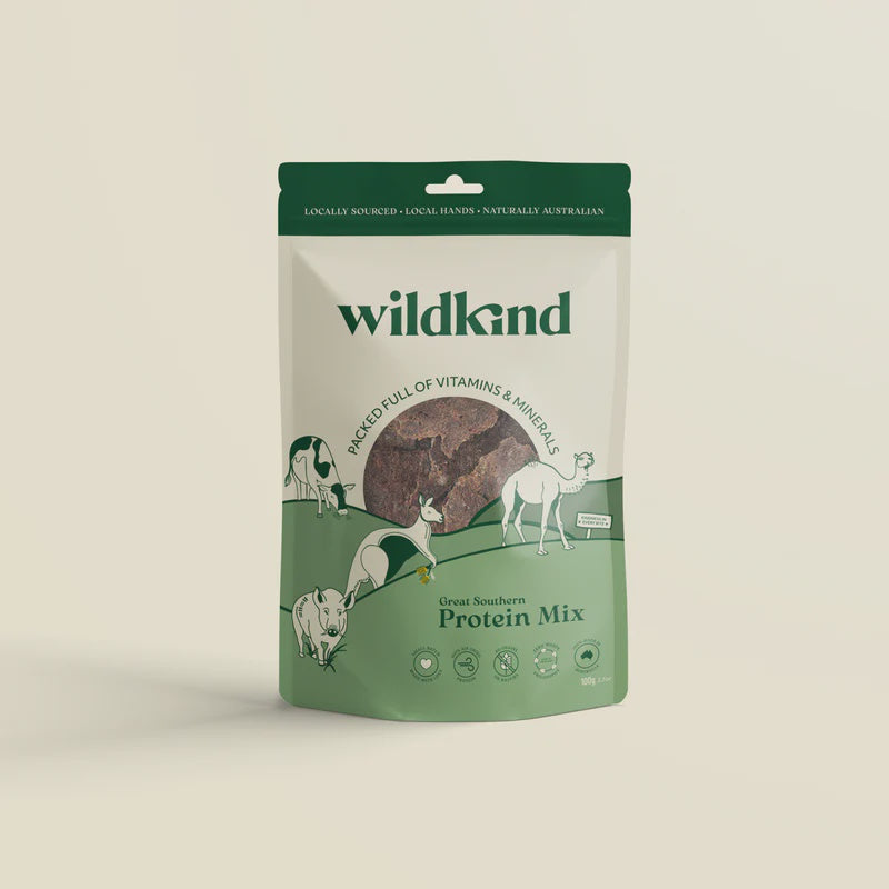WILDKIND DOG TREAT GREAT SOUTHERN PROTEIN MIX 750g – Narrogin Valley ...